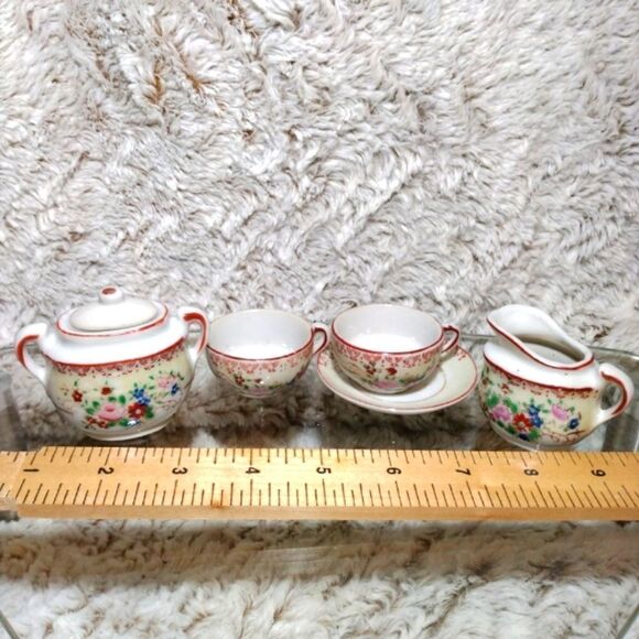 Toys | Miniatureteasetjapanfloralpatternhandpainted | Poshmark